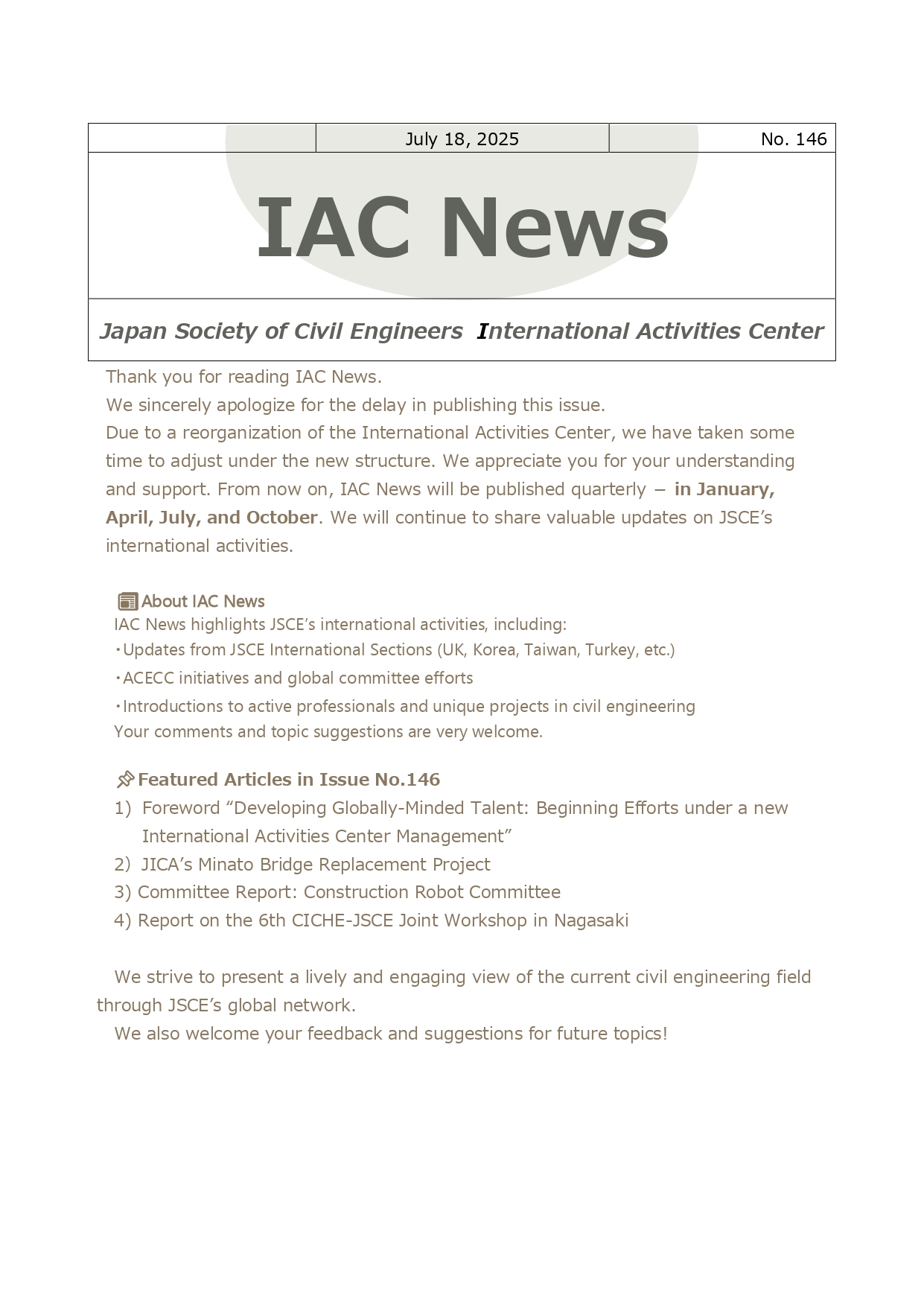 Japan Society of Civil Engineers