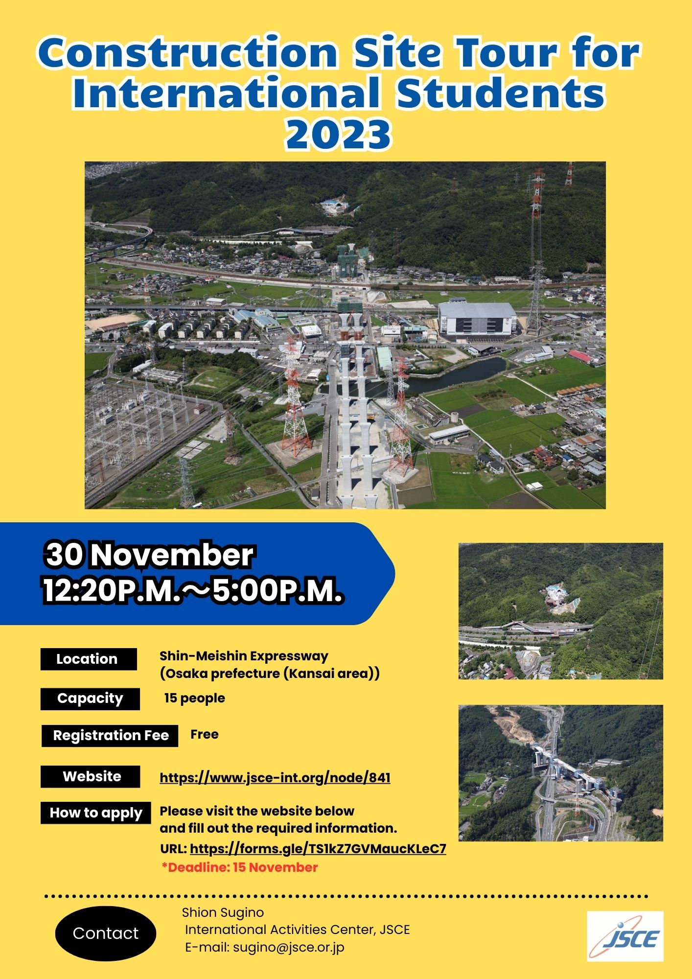 Construction Site Tour for International Students 2023 | Japan Society ...